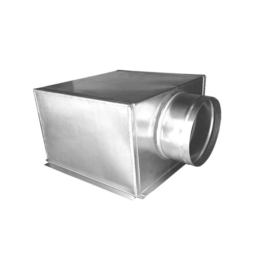 Plenum box with side entry