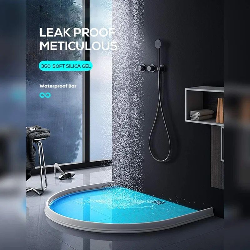 Prag de dus autoadeziv, flexibil, pentru baie sau bucatarie, rezistent ...