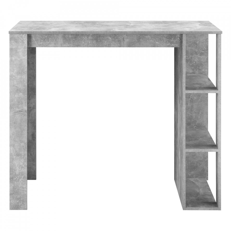 Masa bar Danderyd BO, 120 x 60 x 105,5 cm, PAL melaminat, efect beton ...