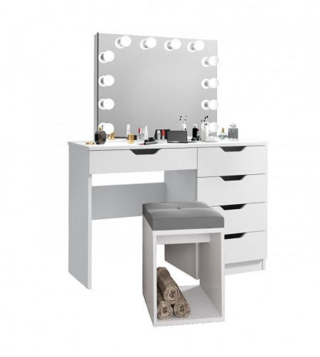 MBMT4 - Set Masa toaleta, 110 cm, cosmetica machiaj, masuta vanity ...