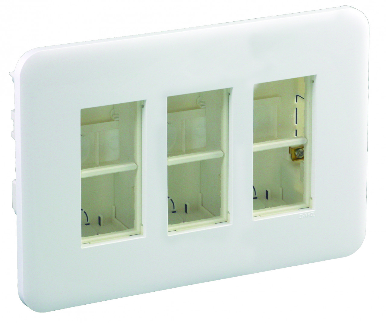 EFAPEL - 83402SBR POSTO DE TRABALHO DE EMBEBER 3X4 MÓD BRANCO ...