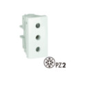 45425 SPM TOMADA ITALIANA 16A C/OBTURADOR 1 MÓD PT MATE 5603011616137