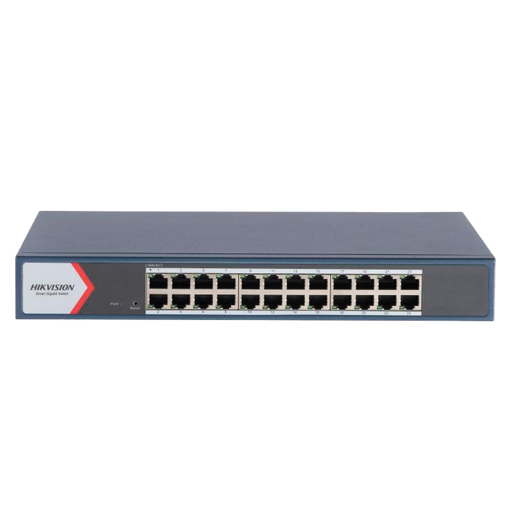 Hikvision Gigabit Switch Gerível - 24 RJ45 10/100/1000 Mbps - VLAN/Port ...