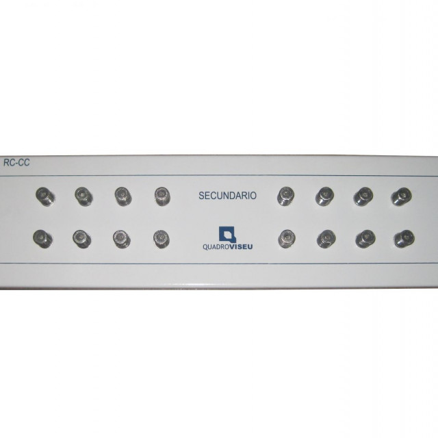 Quadro Viseu MÓDULO RC-CC 2X8 SAÍDAS PARA ATI/CATI MODULAR VISBOX (2 ...