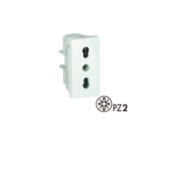 45421 SBR TOMADA ITALIANA 10/16A C/OBTUR 1 MÓD BRANCA 5603011612542