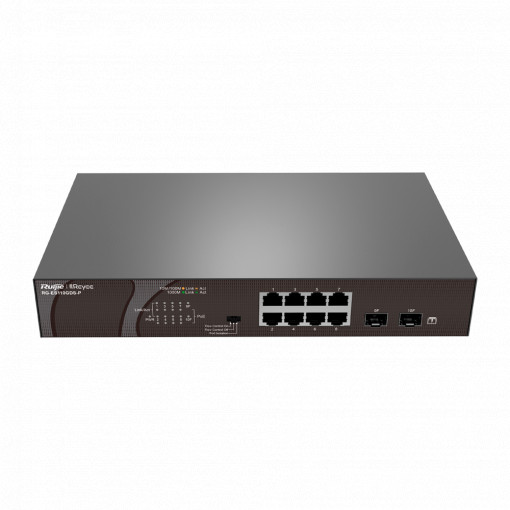Reyee PoE Desktop Switch - 8 RJ45 Portas 2 + [%VAR%] Uplink SFP - 8 ...