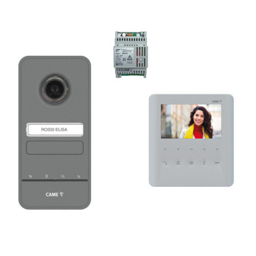 CAME - 8K40CF-021 - KIT VIDEO CORES PLACA LHS ZAMAK IK09 PLX 5" 5" Polegadas