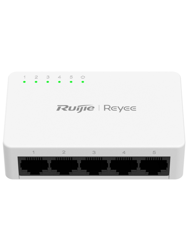 Reyee Switch Desktop - Caixa plástica - 5 portas RJ45 - Velocidade 10/ ...