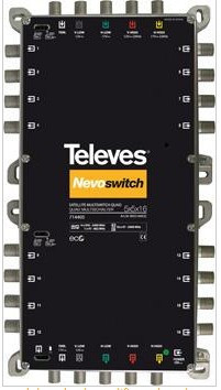 Multiswitch 5x5x16 "F" Terminal/Cascata, Terrestre Passiva
