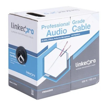 LINKEDPRO BY EPCOM: PRO-AUDIO Cable para audio profesional de 2 conductores calibre 18. Guía ...