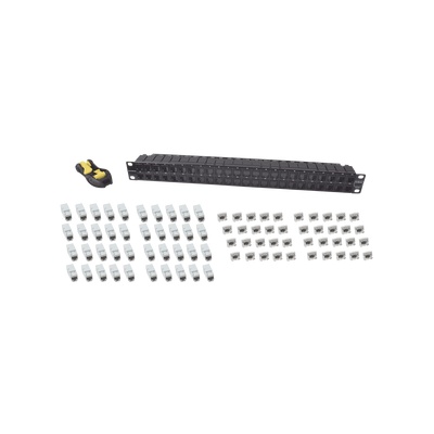 SIEMON Z6-PNL-U48K Patch Panel UTP Z-MAX de 48 Puertos Precargado con ...