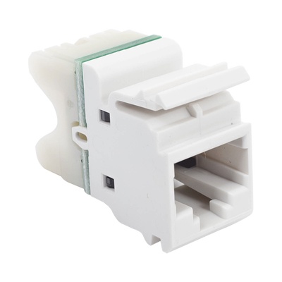 SIEMON MX5-F02 JACK MAX UTP CAT5E RJ45 PLANO BLANCO D/IMPACTO T568A/B