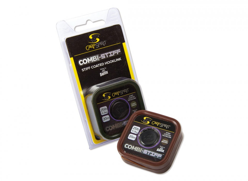 FIR TEXTIL CARP SPIRIT COMBI STIFF 25LB 20M / CAMO BROWN