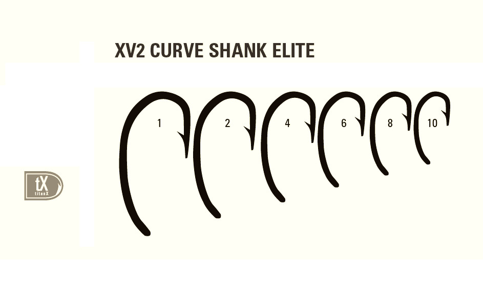 CARLIG CRAP MUSTAD XV2 CURVED OCHI NICHEL NEGRU 10BUC / PL NR 10