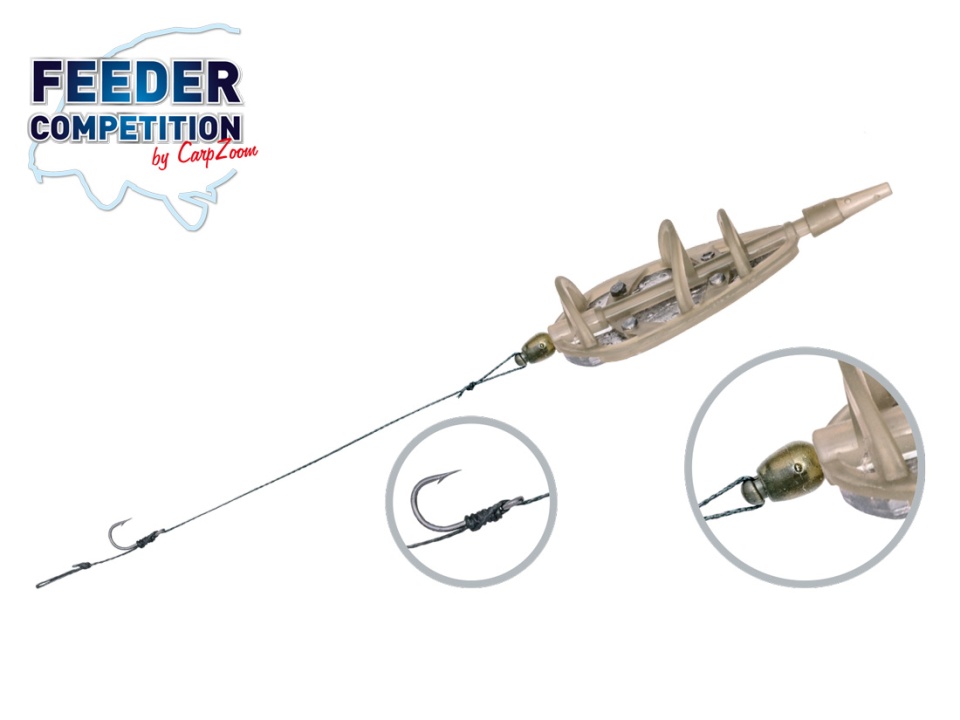 MONTURA CARP ZOOM COMPLETE METHOD RIG 10CM 40GR