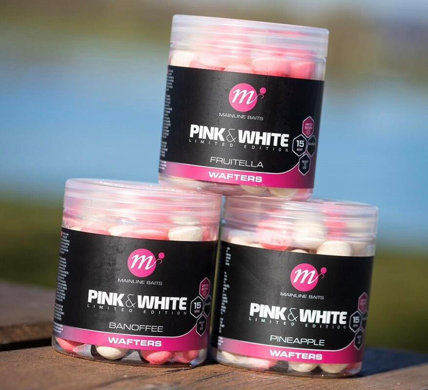 WAFTERS MAINLINE FLUO PINK WHITE PINEAPPLE 15MM