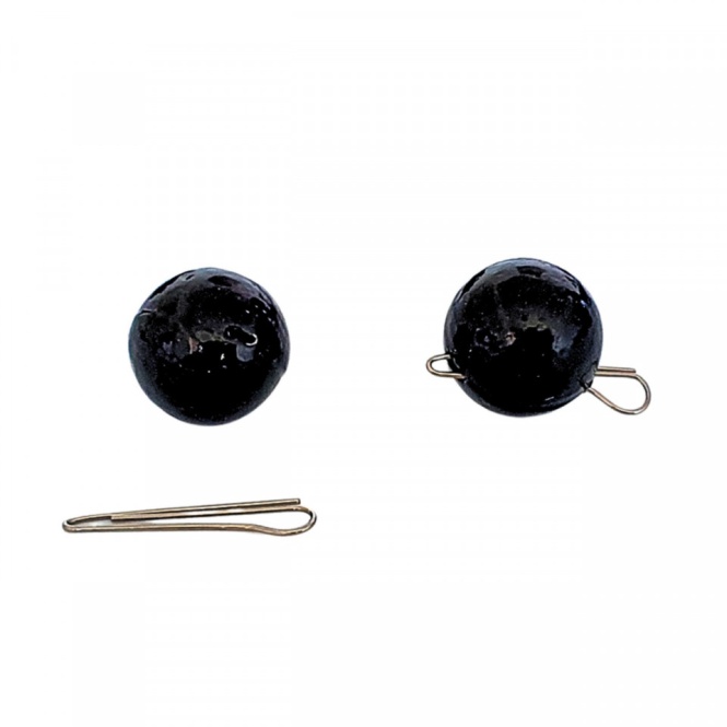PLUMBI CHEBURASHKA KONGER NEGRU 28GR CU AGRAFA DETASABILA 5BUC