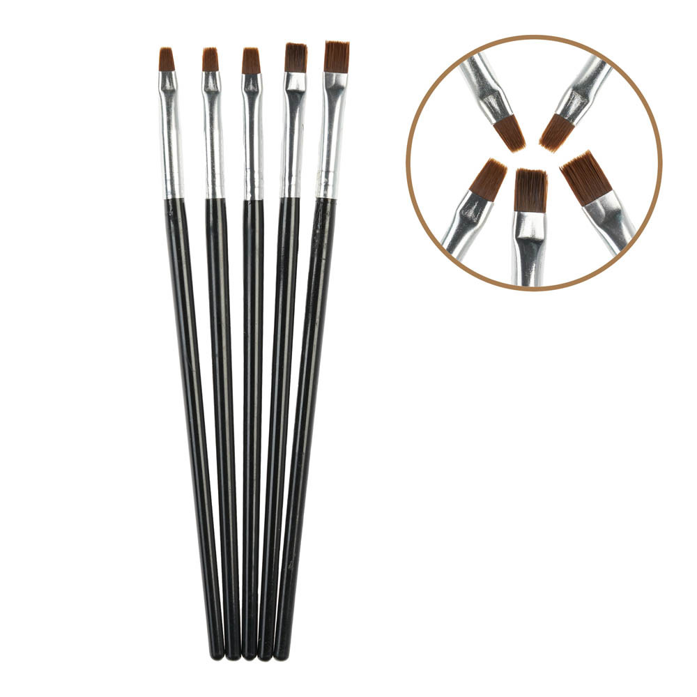 Set pensule gel 5 buc M298 Oranjollie