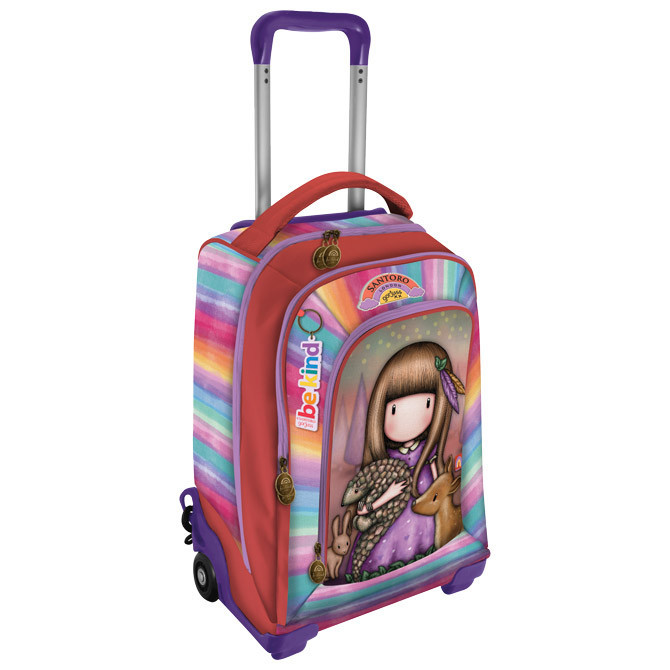 Anatomski ranac sa točkićima SANTORO - Be Kind To All Creatures