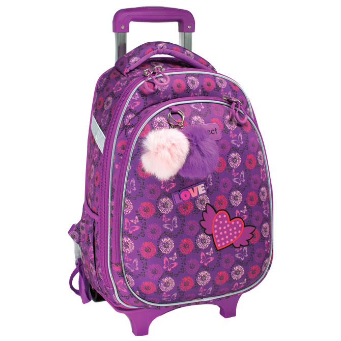 Anatomski ranac sa točkićima CONNECT - Love Heart