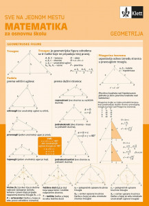 Matematika za OŠ - Geometrija KLETT
