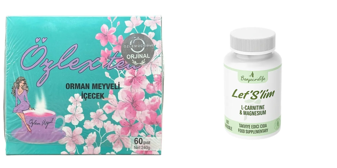 Ceai de slabit Ozlex Tea turcesc detox - cu aroma de fructe de padure ...