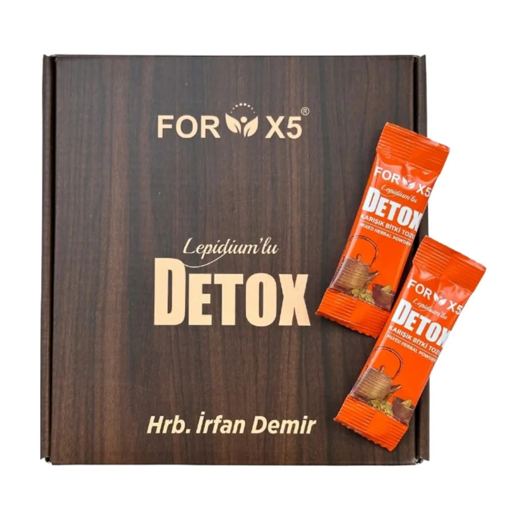 Ceai de slabit FOR X5 DETOX, Irfan demir cu aroma de lamaie,Holograma ...