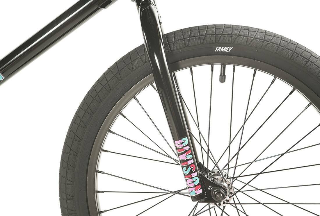 Bicicletă BMX Freestyle Division Reark 20" 2021 Black/Polished