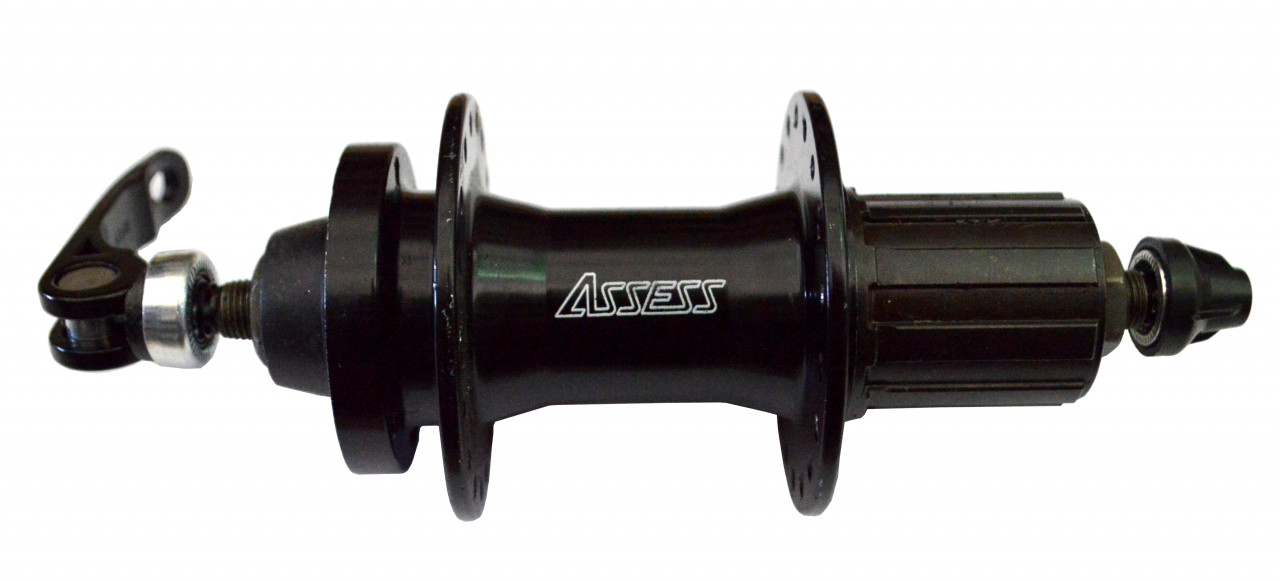 Butuc spate alu - Asses AE963RDQ, 36H, caseta, +QR, disc