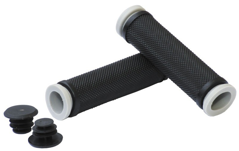 Mansoane Bikefun Soft Rubber 128mm negru/gri