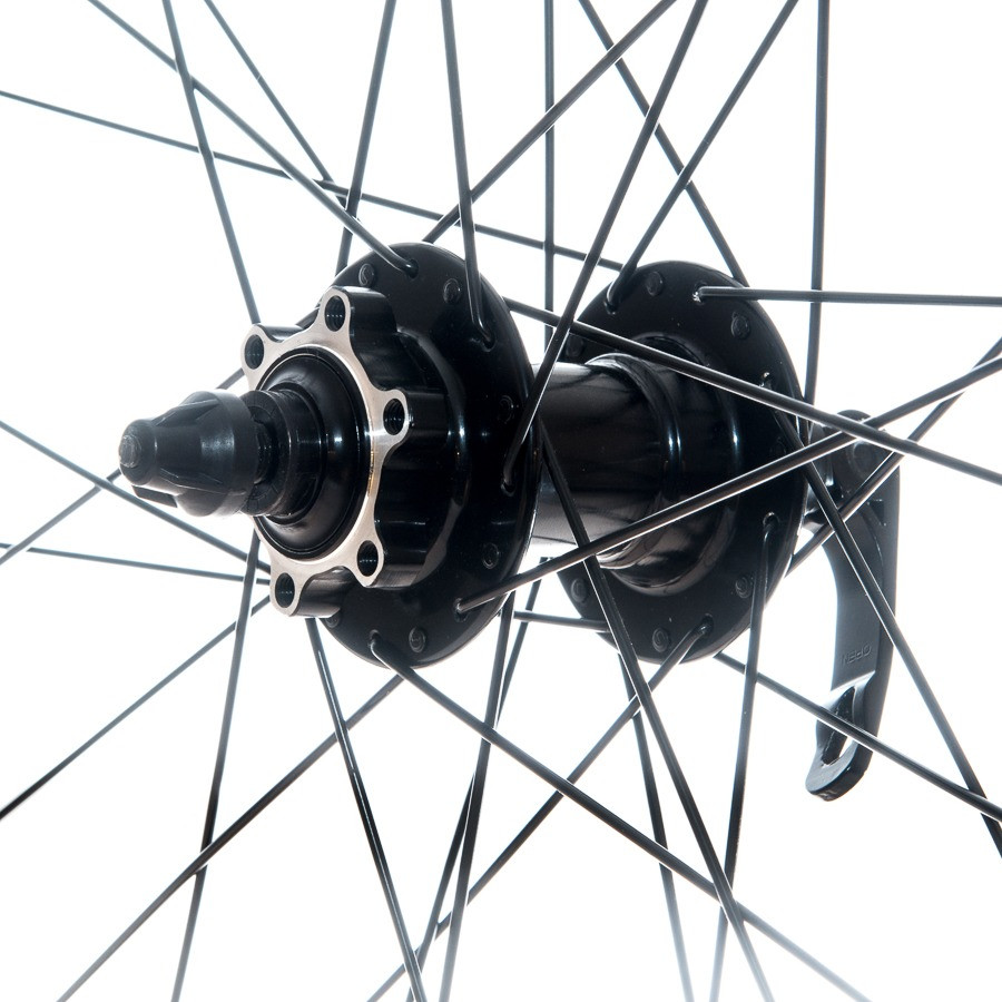 Roata fata 26" disc 32h Top Disc/butuc 2 rulmenti spite inox negre 1100 ...