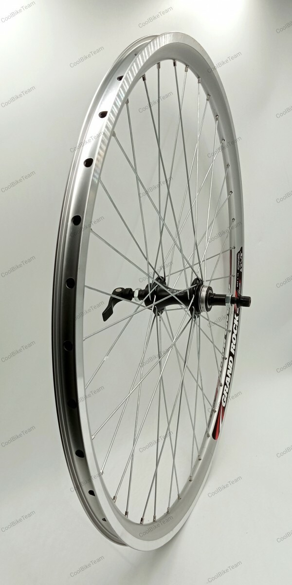 Roata spate Remerx Grand Rock 622x19 dubla, argintie, spite Sapim zinc ...