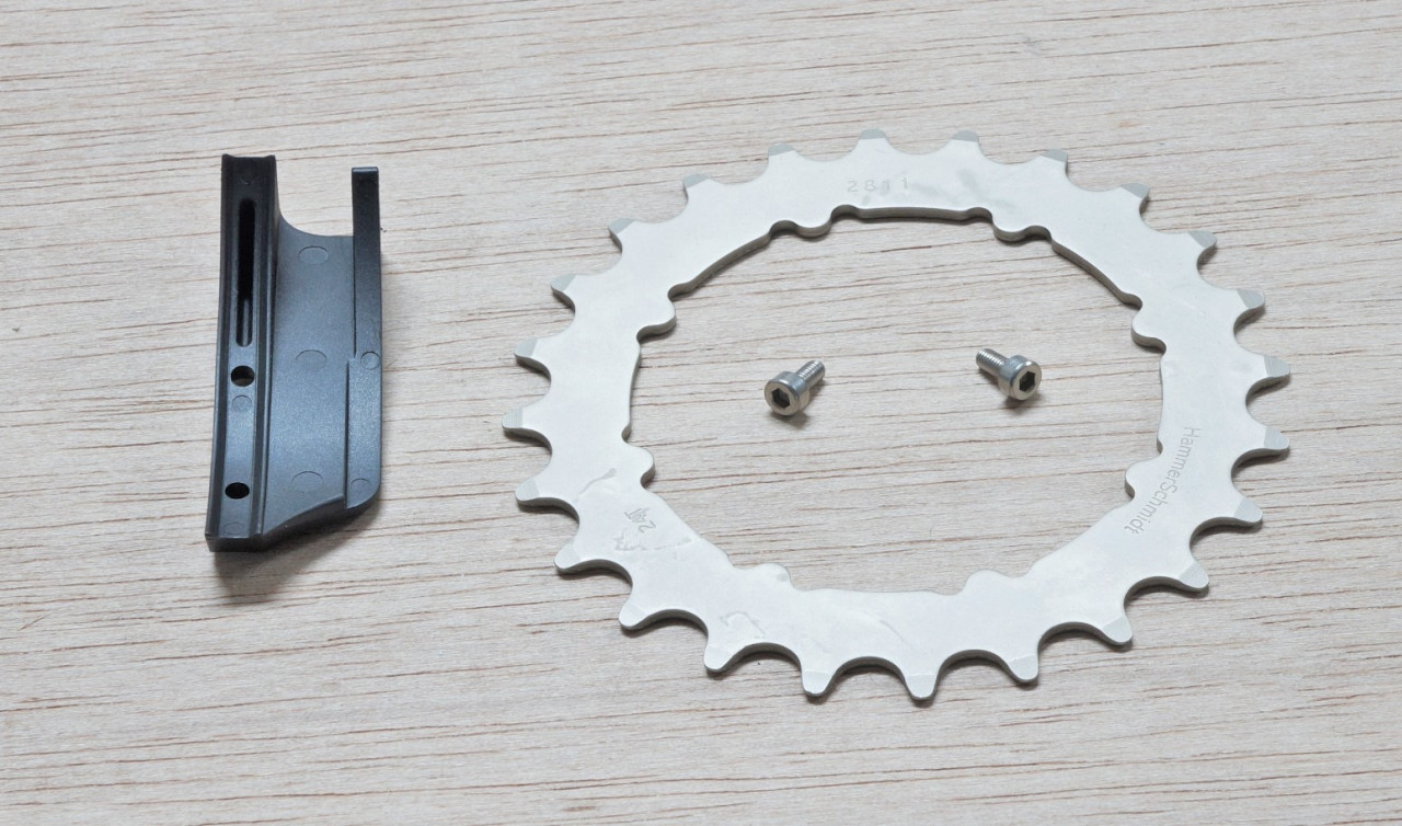 Placa Truvativ HammerSchmidt Chain Ring / Guide 24T Kit