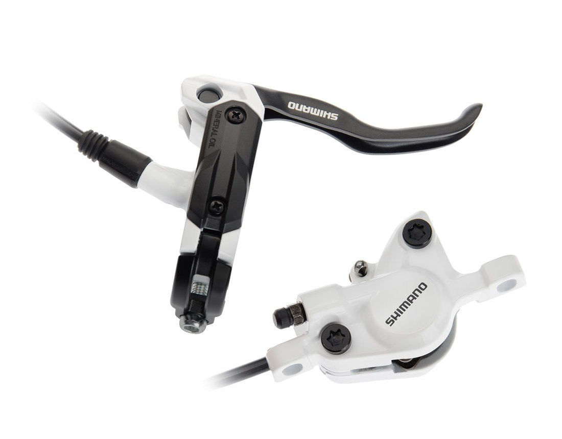Frana pe disc hidraulica Shimano BL-M505W(D) etrier BR-M446W(S) furtun ...