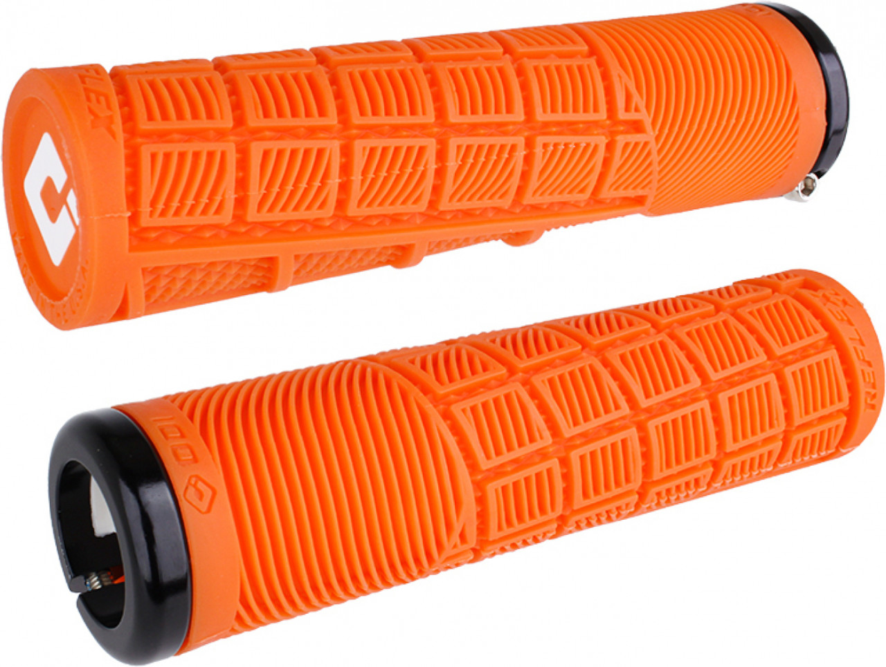 Mansoane ODI Griffe Reflex XL v2.1 Lock-On orange, 135mm lock-on negru