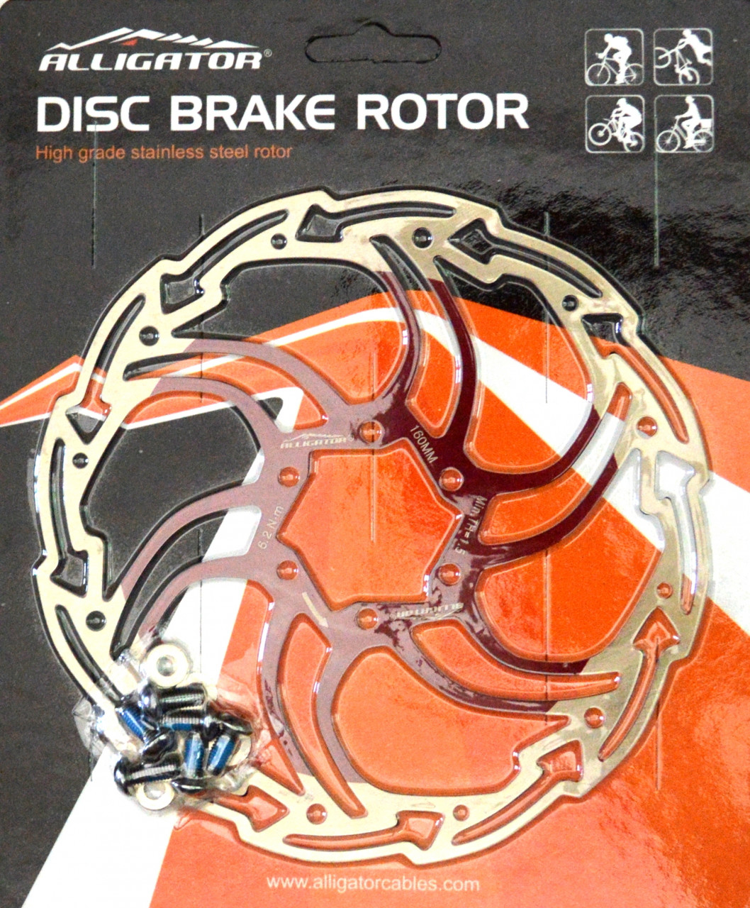 Disc frana - ALLIGATOR - MOTION, R24RD, 160 mm
