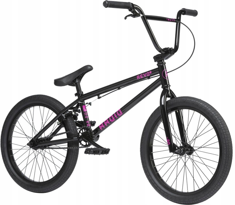 Bicicleta BMX freestyle Radio Revo 20" 2021 - negru