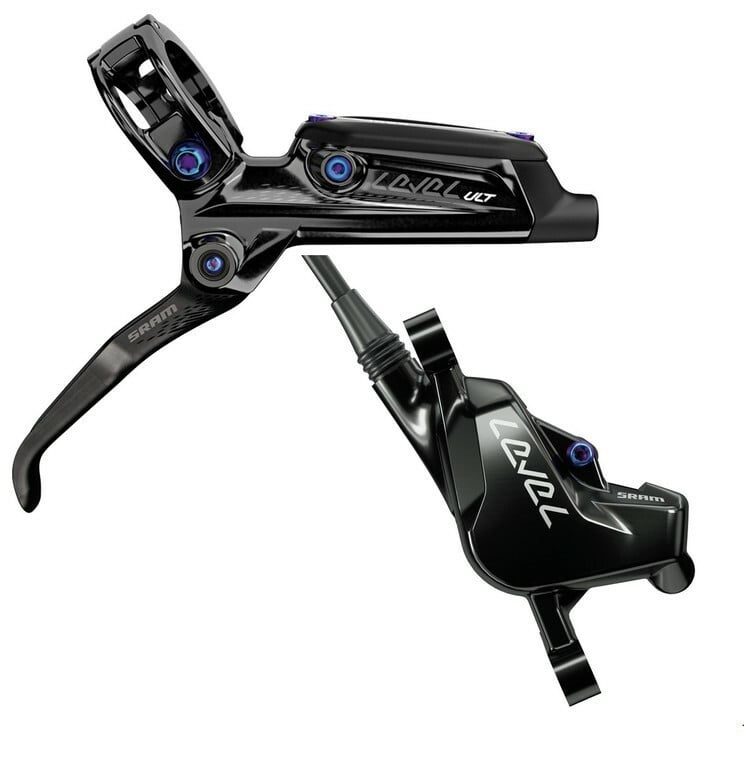 Frana pe disc Sram Level Ultimate hidraulica carbon, fata, black, cable ...