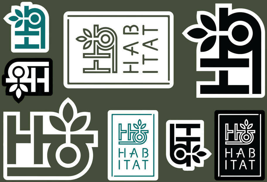 Sticker Habitat Logo Sticker Sheet