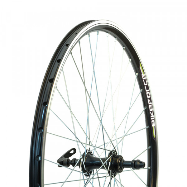 Roata spate 26x1.75, janta dubla Alu 36H, butuc Alu cu filet pe rulmenti