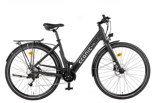 Bicicleta Electrica Econic One Comfort Limited, Roti 28 Inch, Black Matt