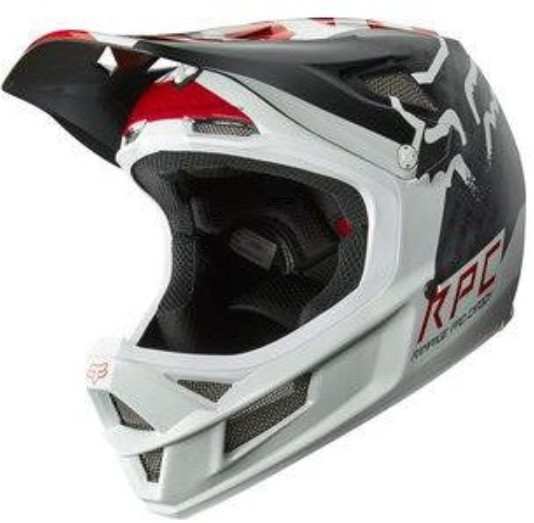 Casca Fox MTB-Helmet Rampage Pro Carbon helmet white