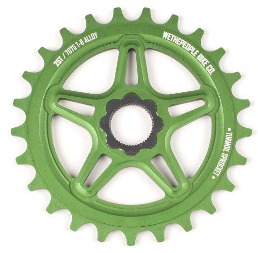 Pinion WTP TURMOIL 25T spline drive verde