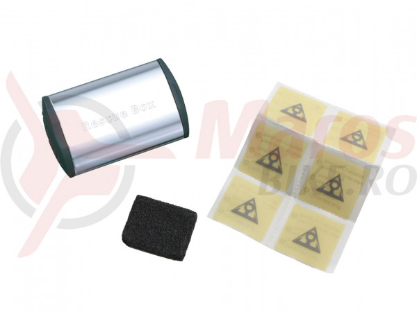 Set petece Topeak Rescue Box TRB01-S aluminiu lustruit