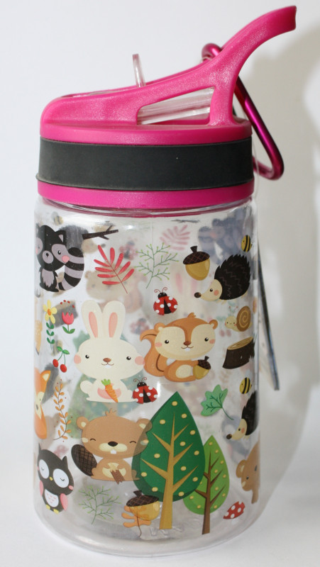 Sticla de apa pentru copii, Summit, 350 ML, Roz