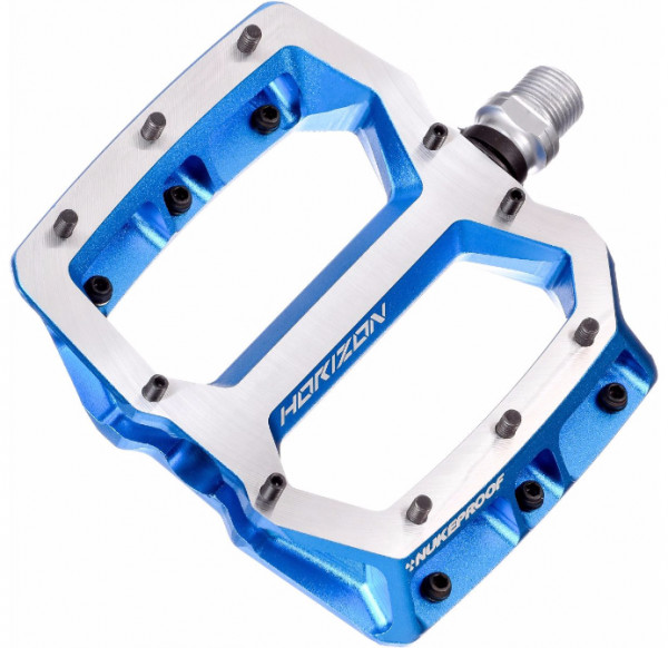 Pedale Nukeproof Horizon Pro Flat albastre