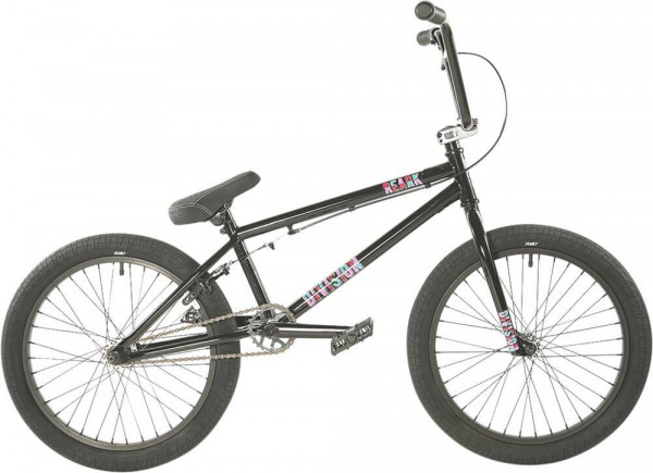 Bicicletă BMX Freestyle Division Reark 20" 2021 Black/Polished