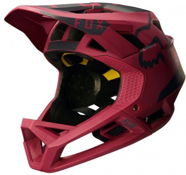Casca Fox Proframe Moth helmet drk red