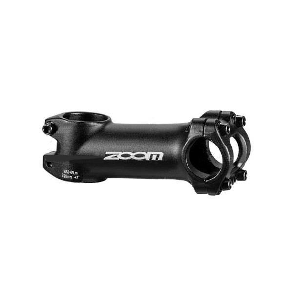 Pipa ghidon - ZOOM, A-HEAD, alu, 28.6 / 25,4, 60, +7º, forjat, negru mat