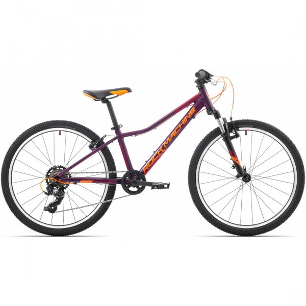 Bicicleta Rock Machine Catherine 24 VB Gloss Crimson/Neon Orange/Crimson